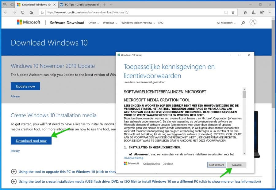 Windows 10 installeren en activeren met Windows 10 licentiecode - PC Tips