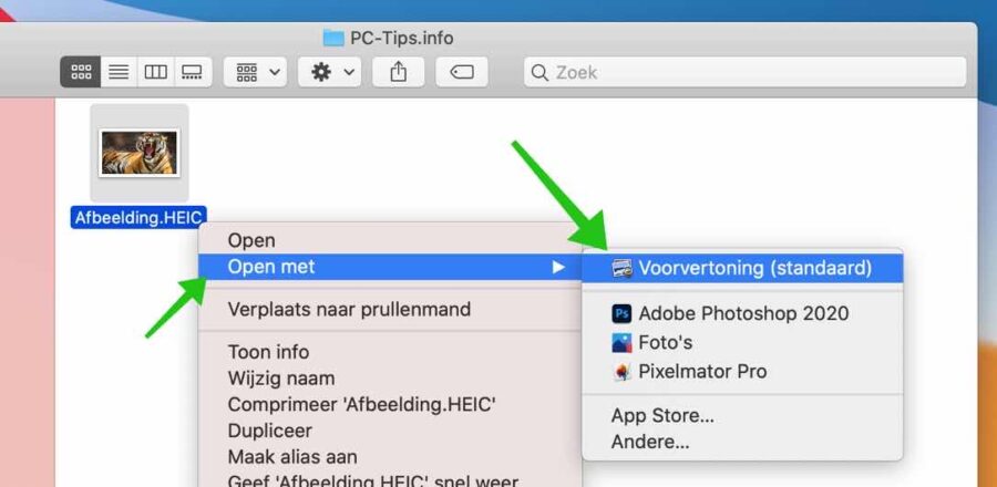 HEIC naar JPG converteren? Dit is hoe! (Mac) - PC Tips