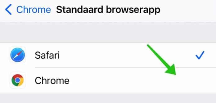 Standaard web browser wijzigen op iPhone of iPad - PC Tips