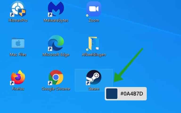 Kleur identificeren in Windows met Color Picker (PowerToys)