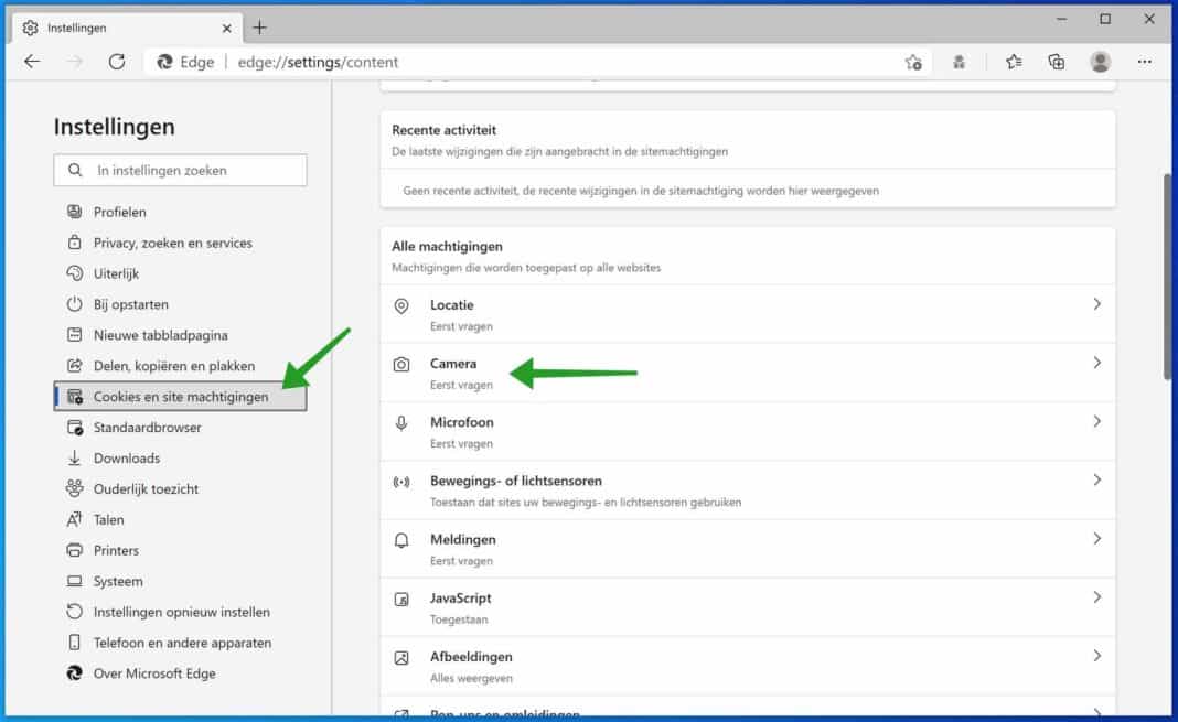 Camera (webcam) instellen in Microsoft Edge? Dit is hoe!
