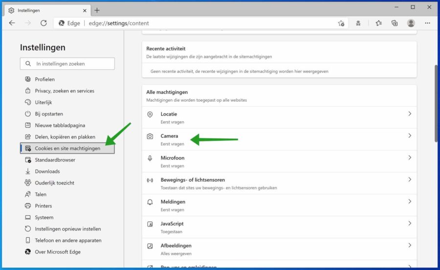 Camera (webcam) instellen in Microsoft Edge? Dit is hoe!