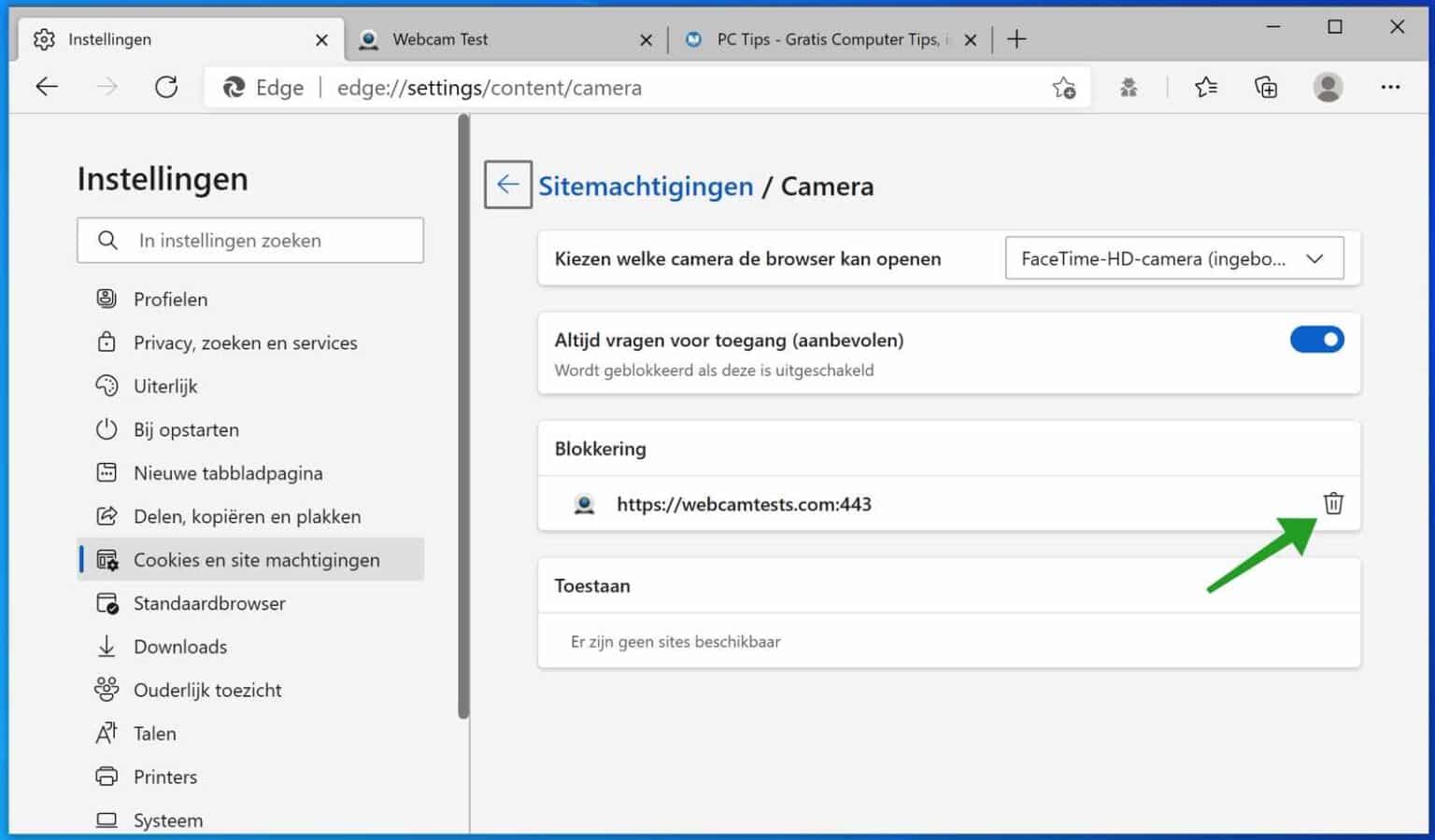 Camera (webcam) instellen in Microsoft Edge? Dit is hoe!