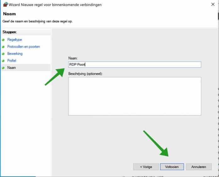 Het poort nummer van Remote Desktop (RDP) wijzigen in Windows