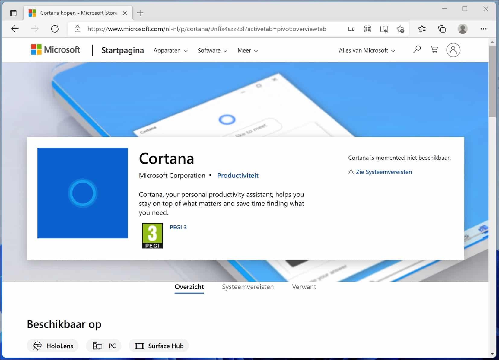 Cortana inschakelen of uitschakelen in Windows 11