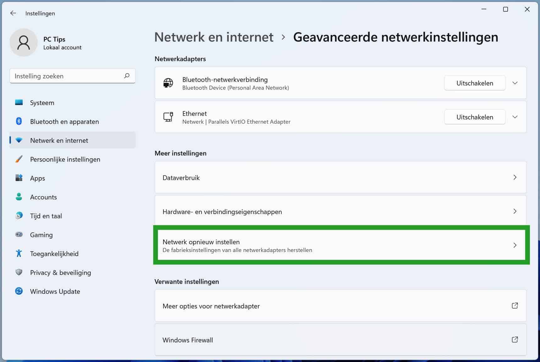Internet werkt niet in Windows 11? Probeer deze tips!