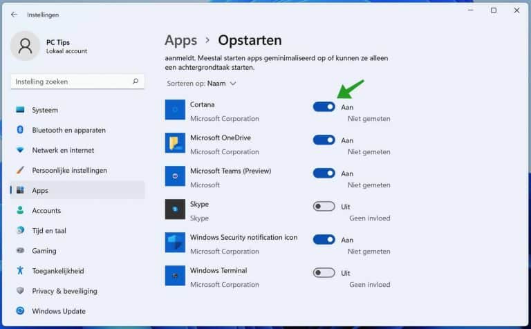 Opstart apps uitschakelen in Windows 11? Dit is hoe!