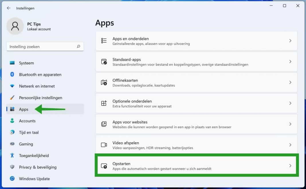 Opstart apps uitschakelen in Windows 11? Dit is hoe!