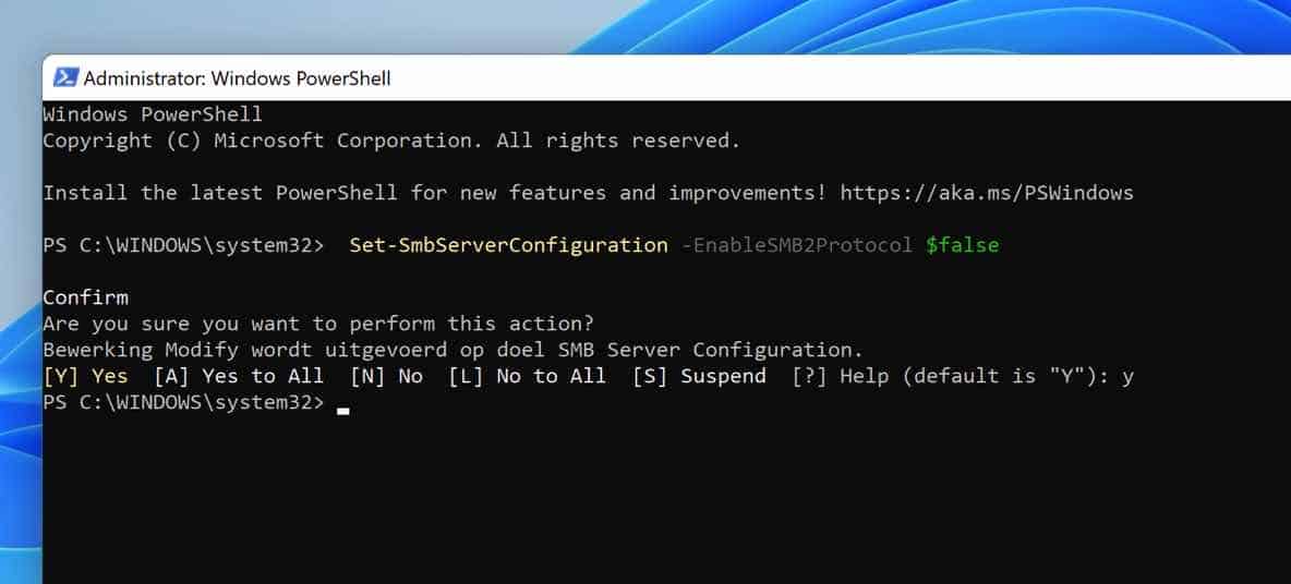 SMB (Server Message Block) protocol uitschakelen in Windows