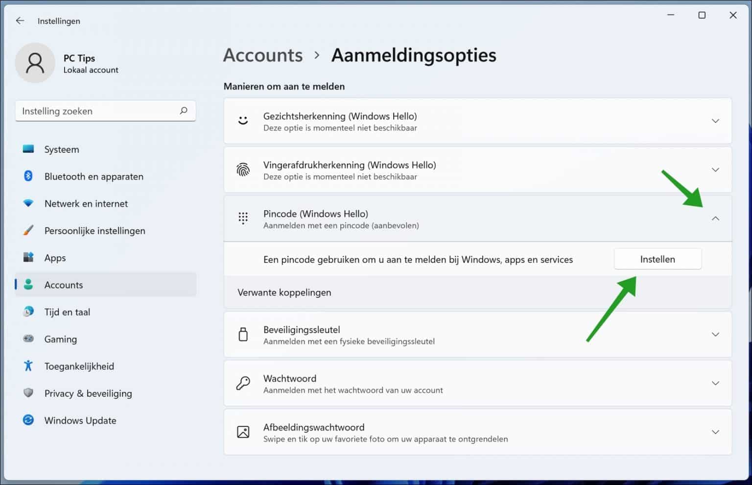 Aanmelden met PIN code in Windows 11? Dit is hoe!