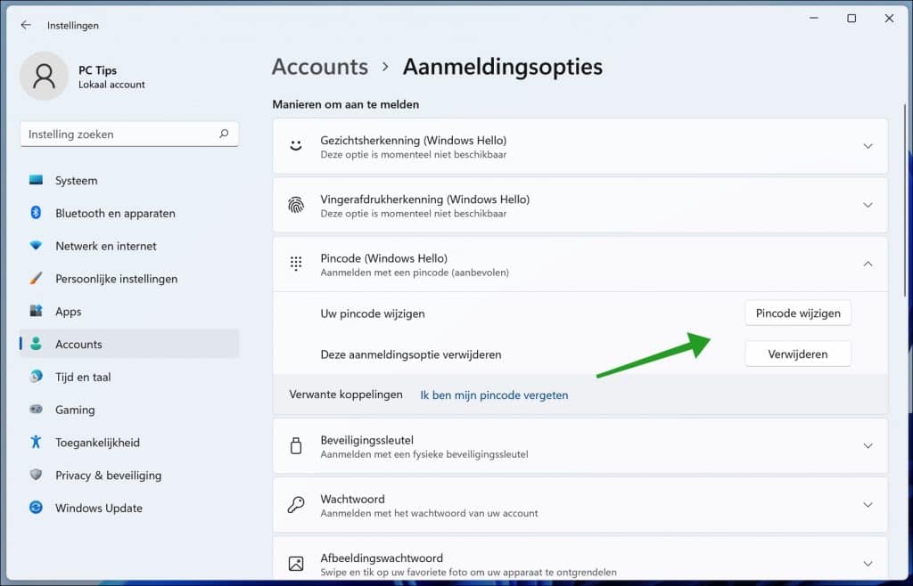 Aanmelden met PIN code in Windows 11? Dit is hoe!