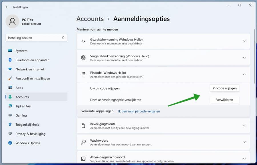 Aanmelden met PIN code in Windows 11? Dit is hoe!