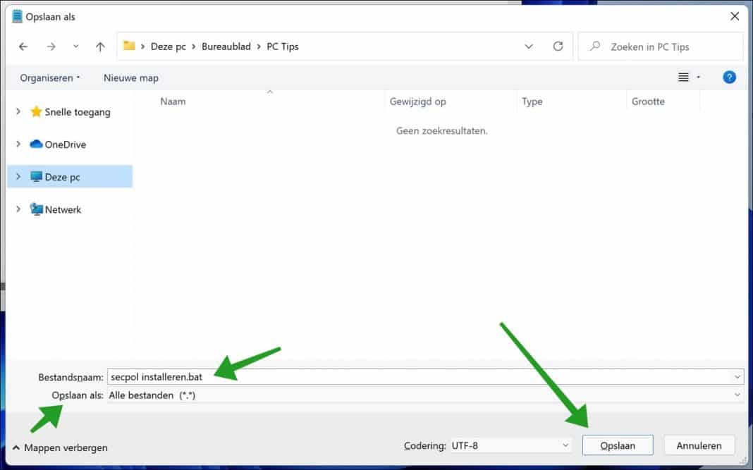 Secpol.msc installeren in Windows 10 of Windows 11 Home