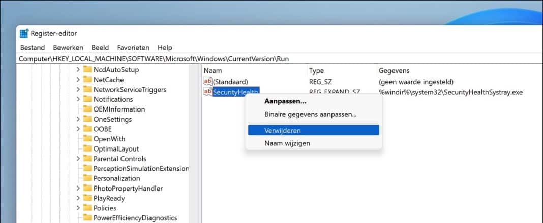 Windows register openen en bewerken in Windows 11 of 10
