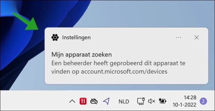 Zoek mijn apparaat om uw Windows computer te vinden