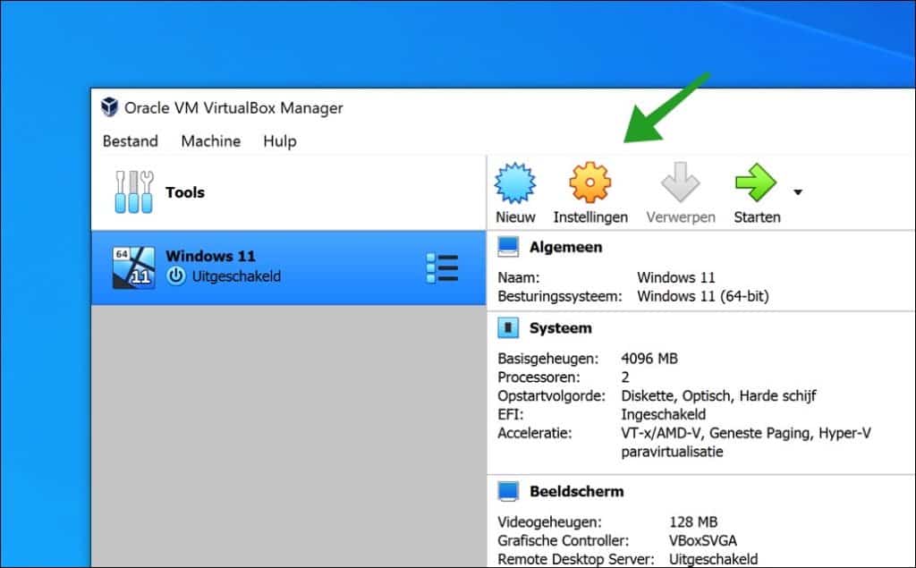 Windows 11 installeren in VirtualBox virtuele machine (VM)