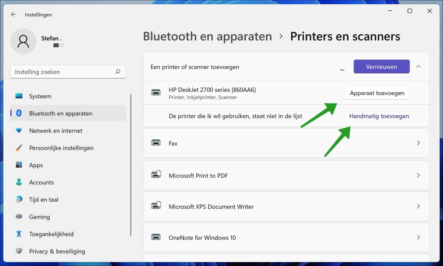 Problemen met een printer oplossen in Windows 11