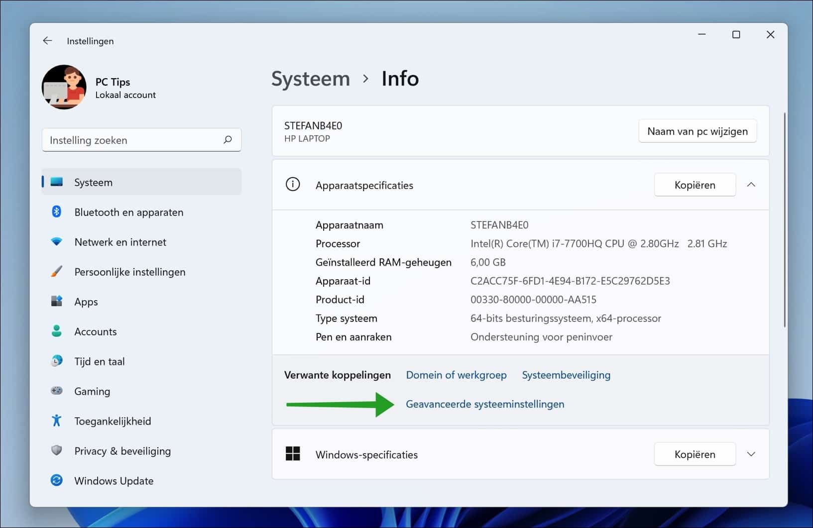 Virtueel geheugen aanpassen of verhogen in Windows 11