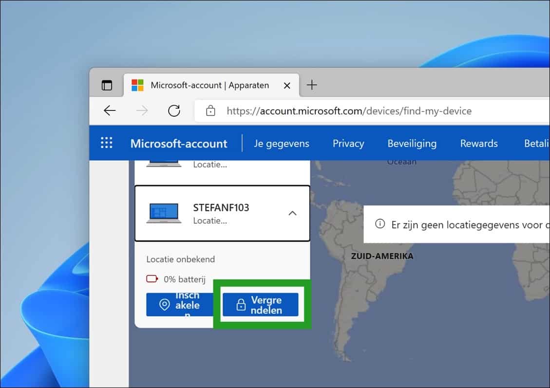 Windows 11 of Windows 10 computer op afstand vergrendelen