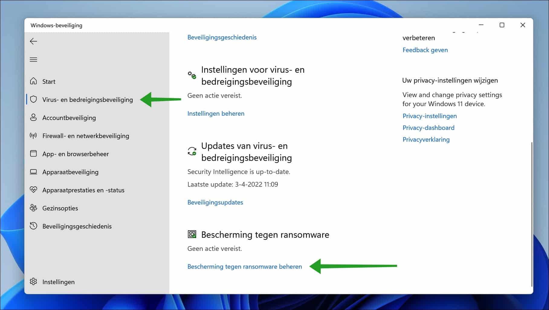 Ransomware bescherming inschakelen in Windows 11 (Gids)
