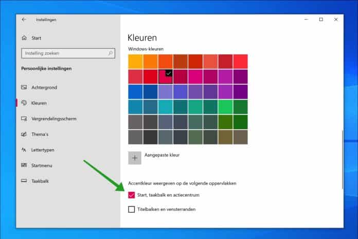 Kleur van de taakbalk veranderen in Windows 10? Dit is hoe!