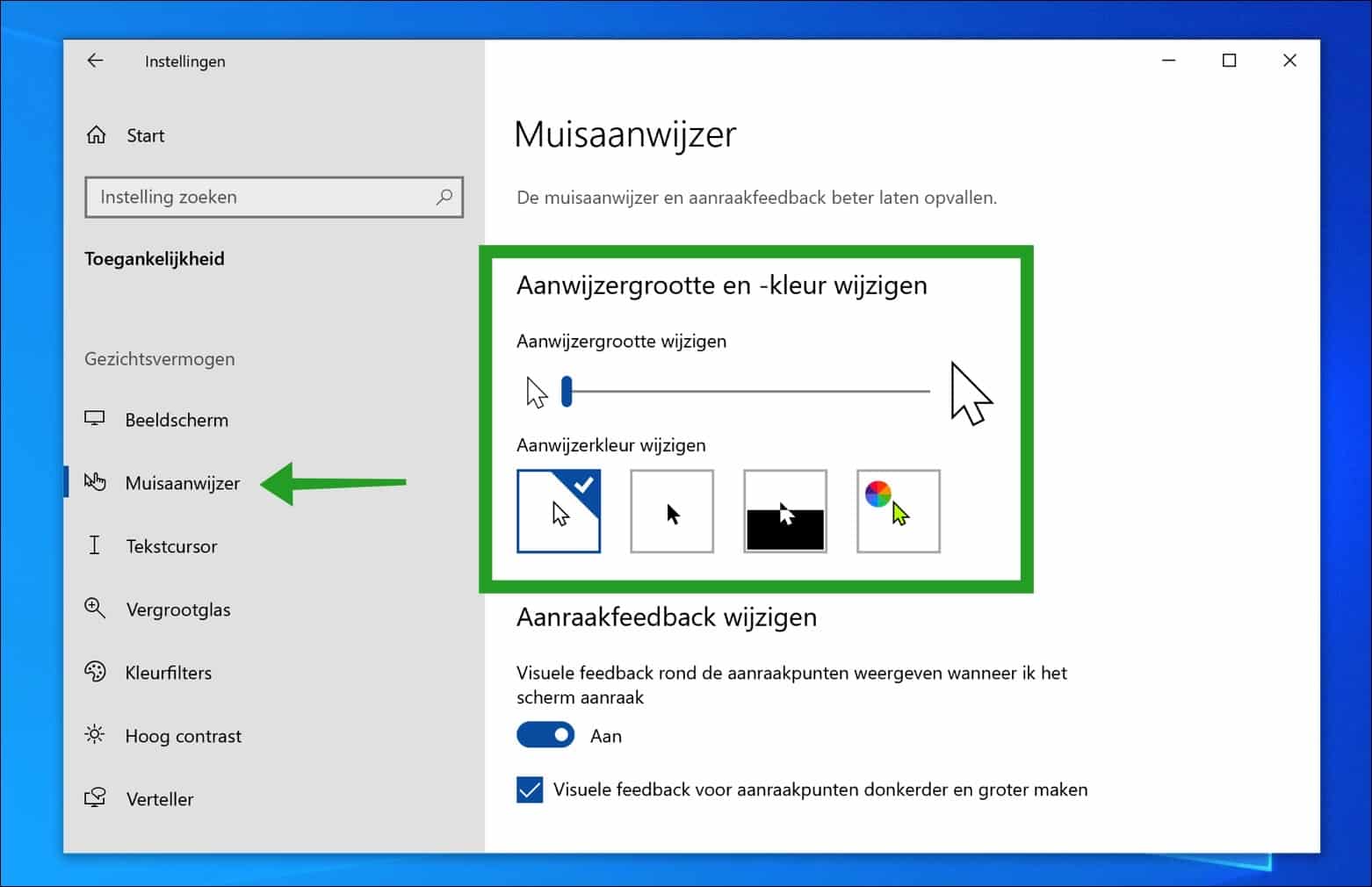 Muisaanwijzer of Cursor vergroten in Windows 10? Dit is hoe!
