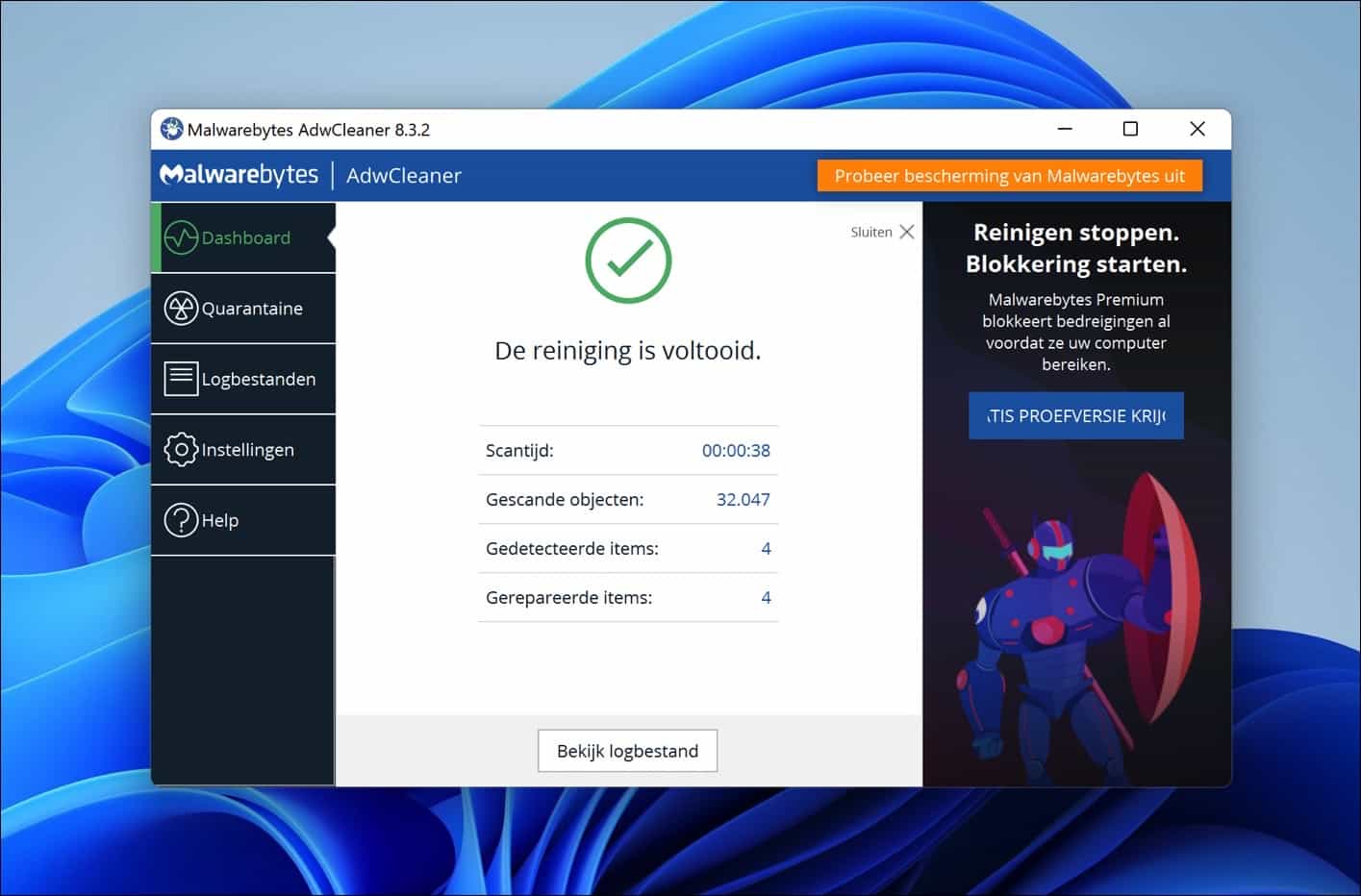 AdwCleaner gebruiken om malware te verwijderen - PC Tips