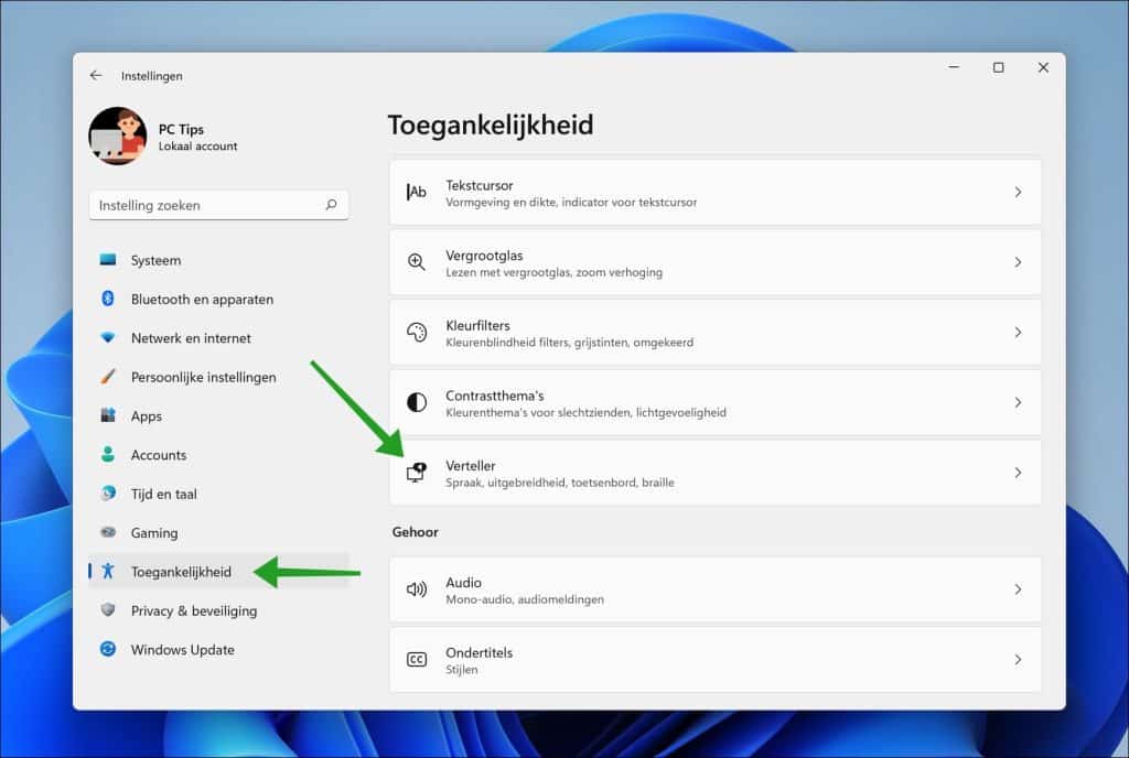 Verteller inschakelen of uitschakelen in Windows 11 (Gids)