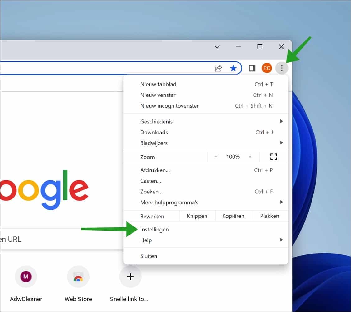 Favorieten exporteren uit Microsoft Edge naar Google Chrome