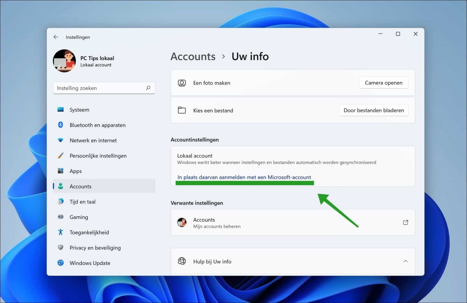 E-mail adres van Administrator wijzigen in Windows 11