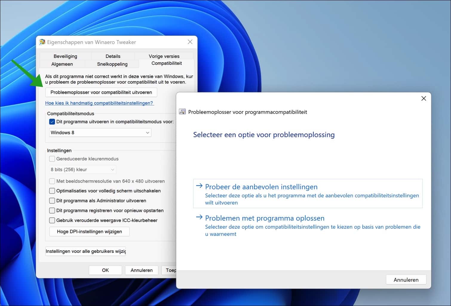 Oude programma's uitvoeren in Windows 10 of Windows 11