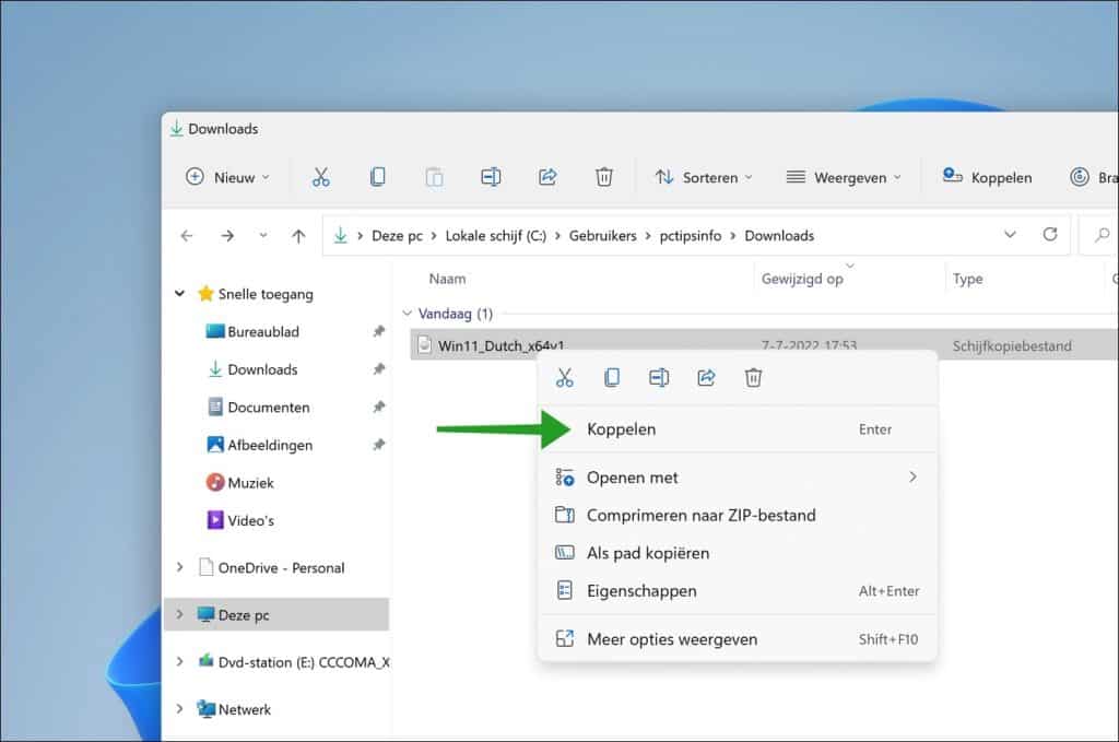 Een ISO-bestand openen in Windows 11? Zo werkt het!