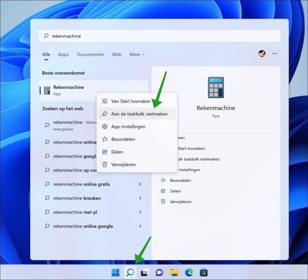 4 manieren om een programma vast te maken aan de taakbalk