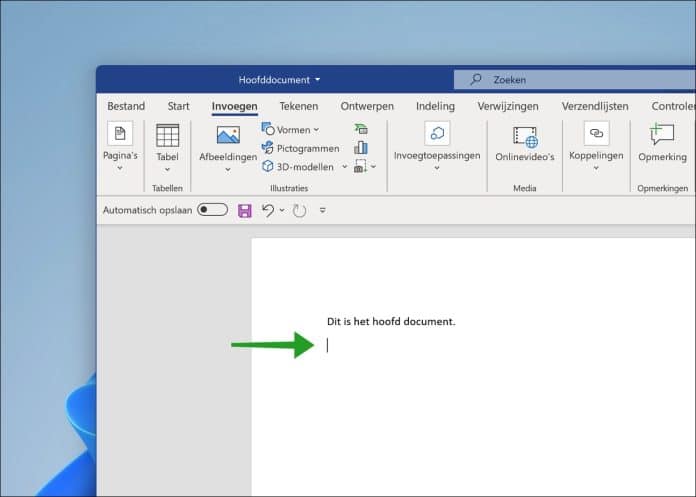 Meerdere Word documenten samenvoegen tot één document