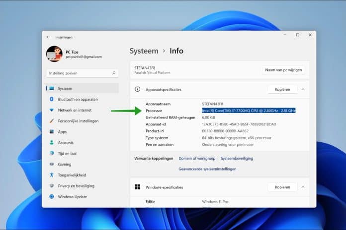Wat voor Processor heb ik in mijn Windows 11 of 10 PC?