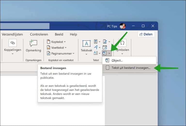 Meerdere Word documenten samenvoegen tot één document