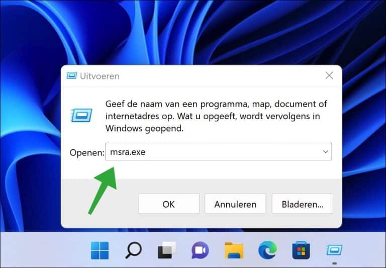 Hulp op afstand gebruiken in Windows 11