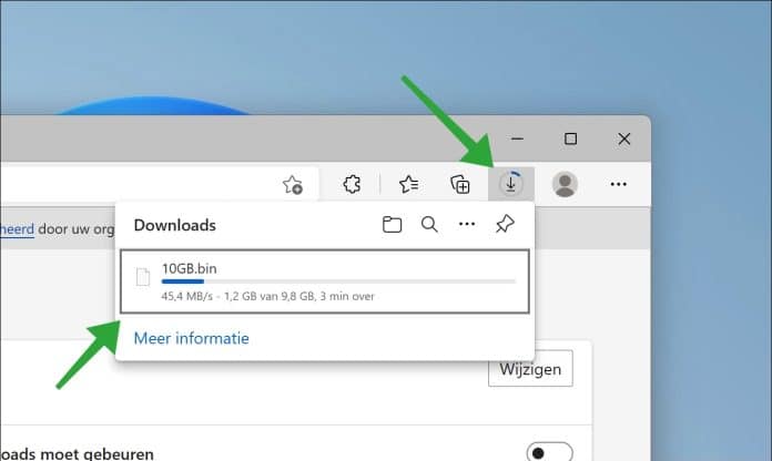 Downloads map locatie in de Microsoft Edge browser wijzigen