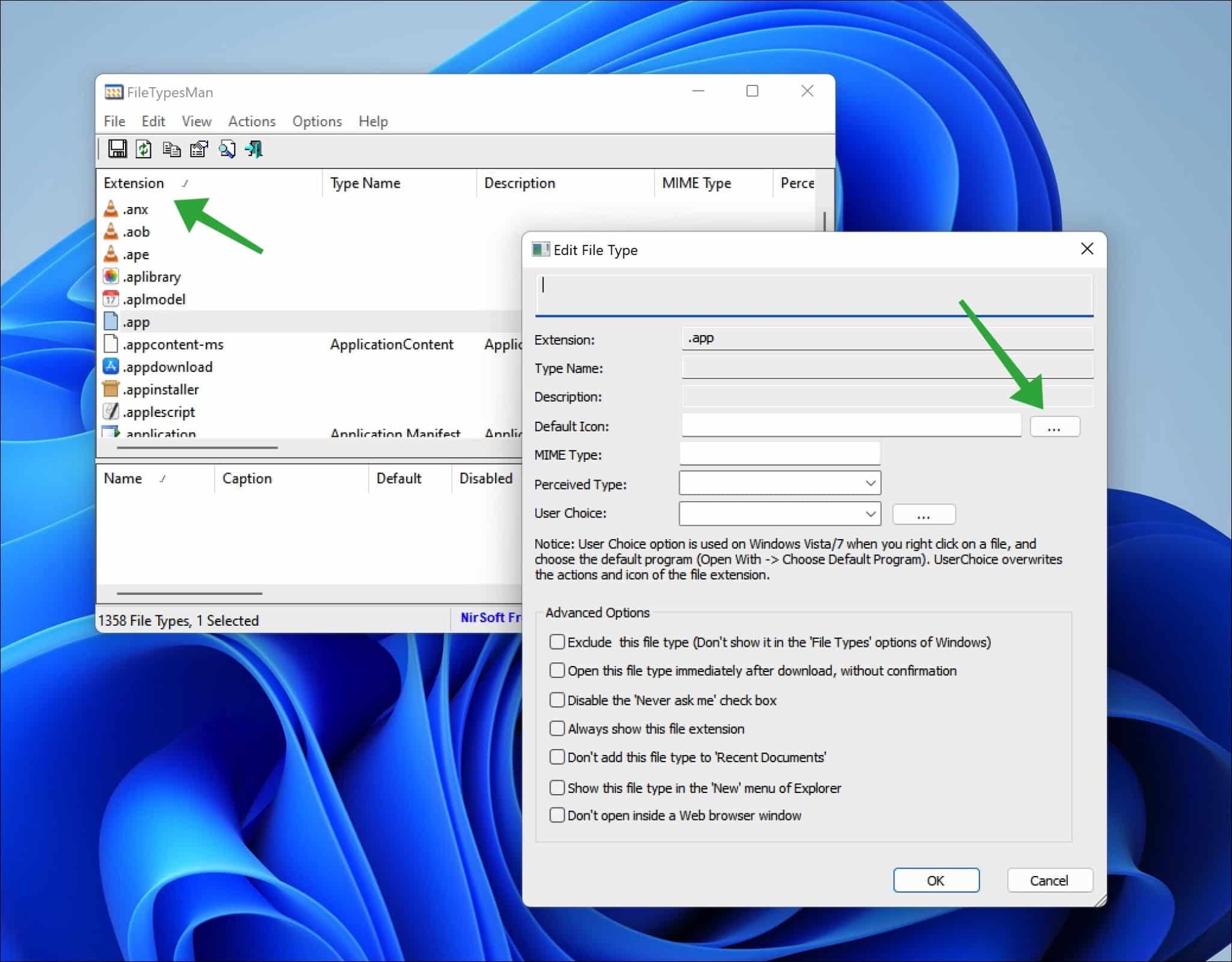 Pictogram van elk bestandstype wijzigen in Windows 11 of 10