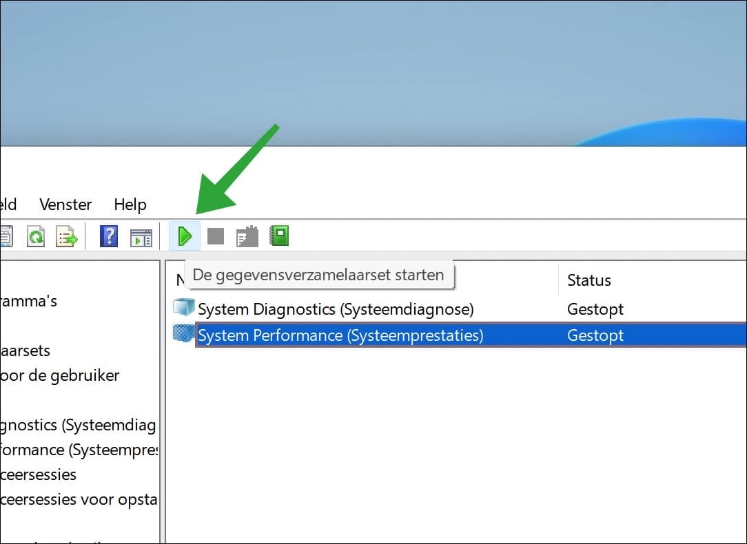 De Prestatiemeter of Perfmon gebruiken in Windows 11