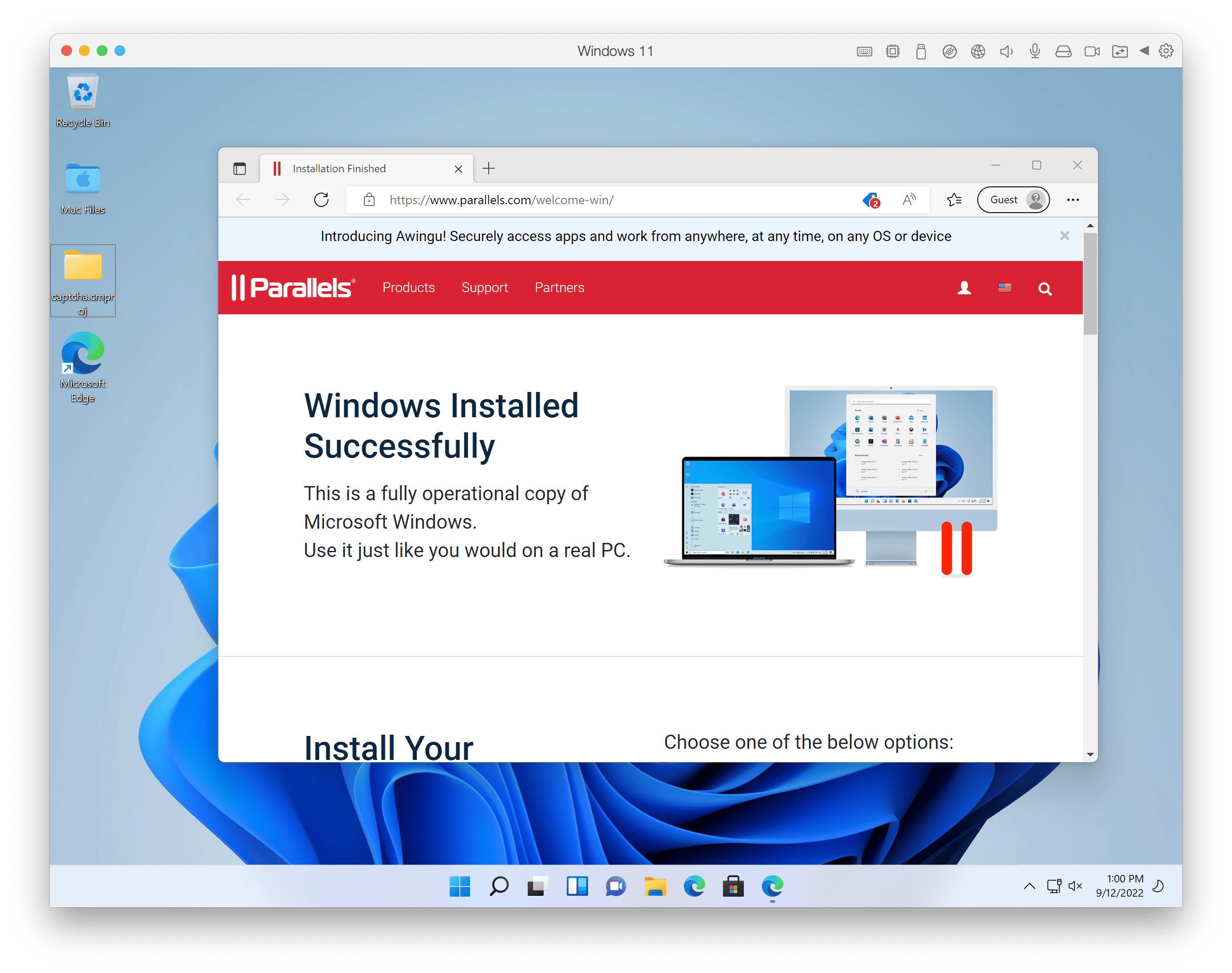 Windows 11 ARM installeren in Parallels desktop voor Mac M1