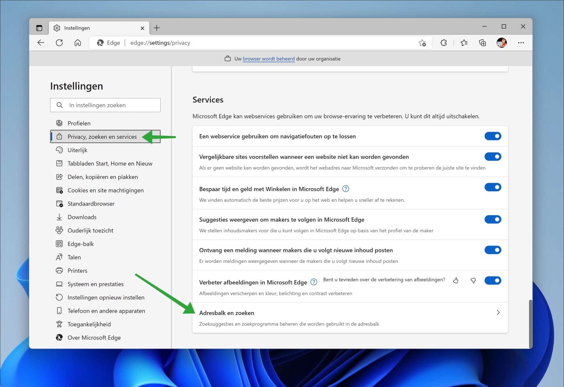 Zoekmachine wijzigen in Microsoft Edge? Zo werkt het!