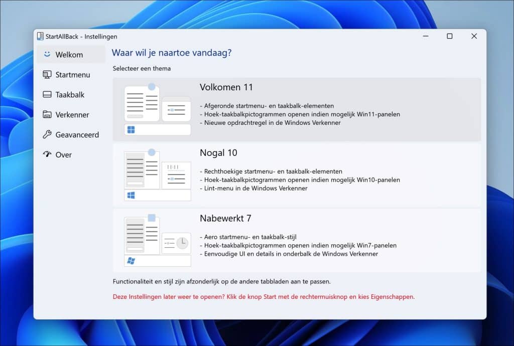 StartIsBack voor Windows 11 wat is het en hoe werk het?