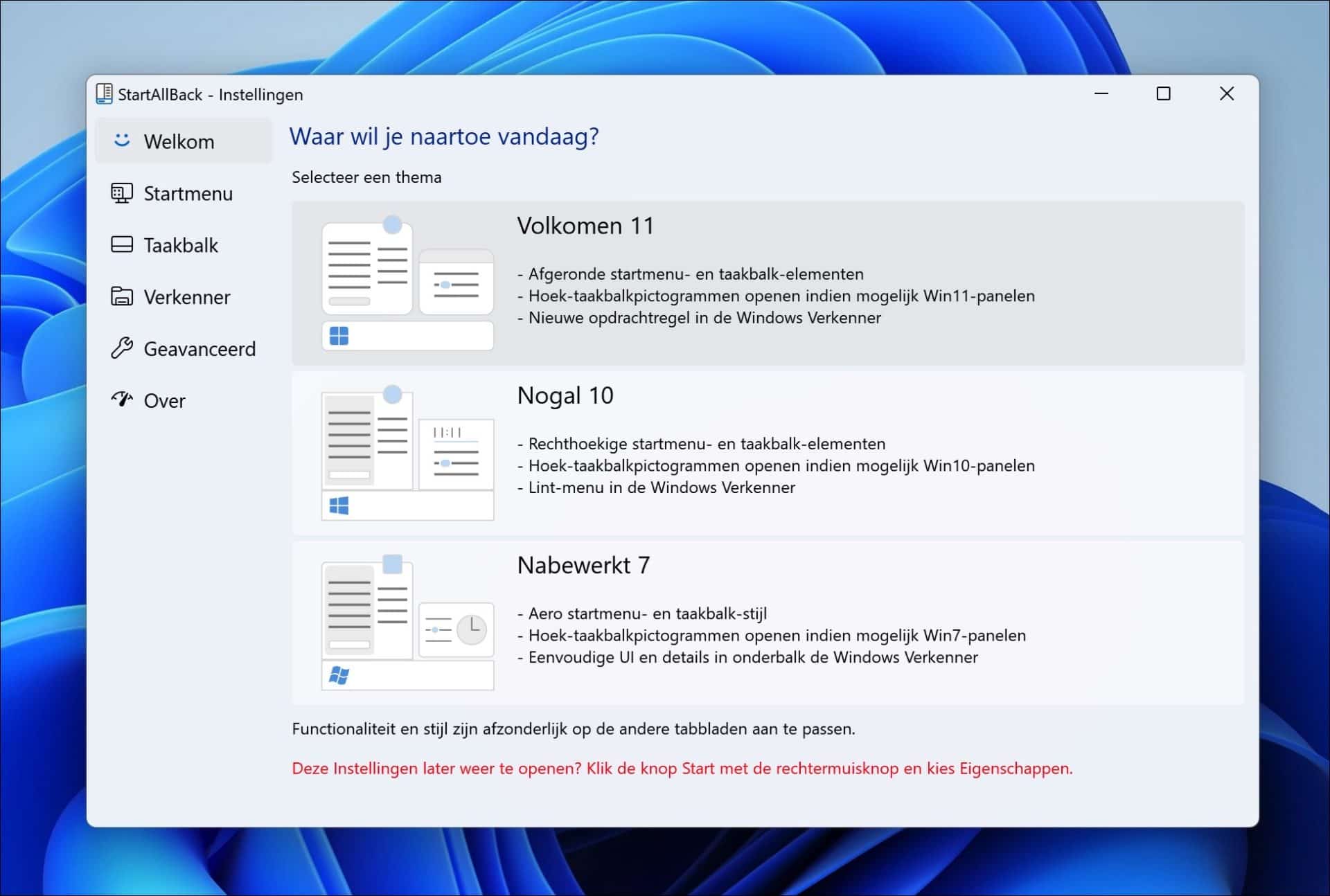 StartIsBack voor Windows 11 wat is het en hoe werk het?