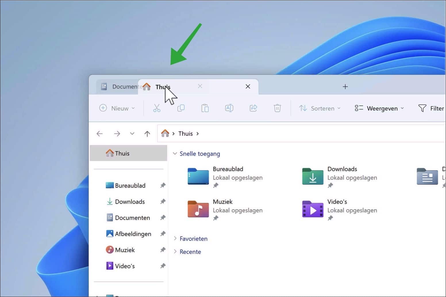 Tabbladen in de Windows verkenner: Hoe werkt het?