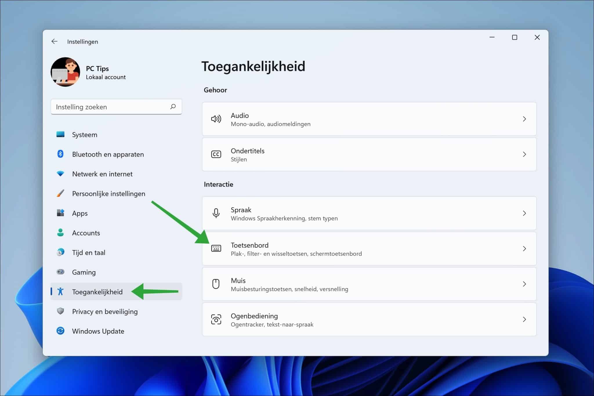 Plaktoetsen uitschakelen in Windows 11? Zo werkt het!
