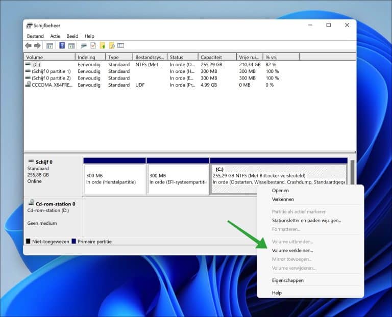 Partitie aanmaken in Windows 11? Zo werkt het!