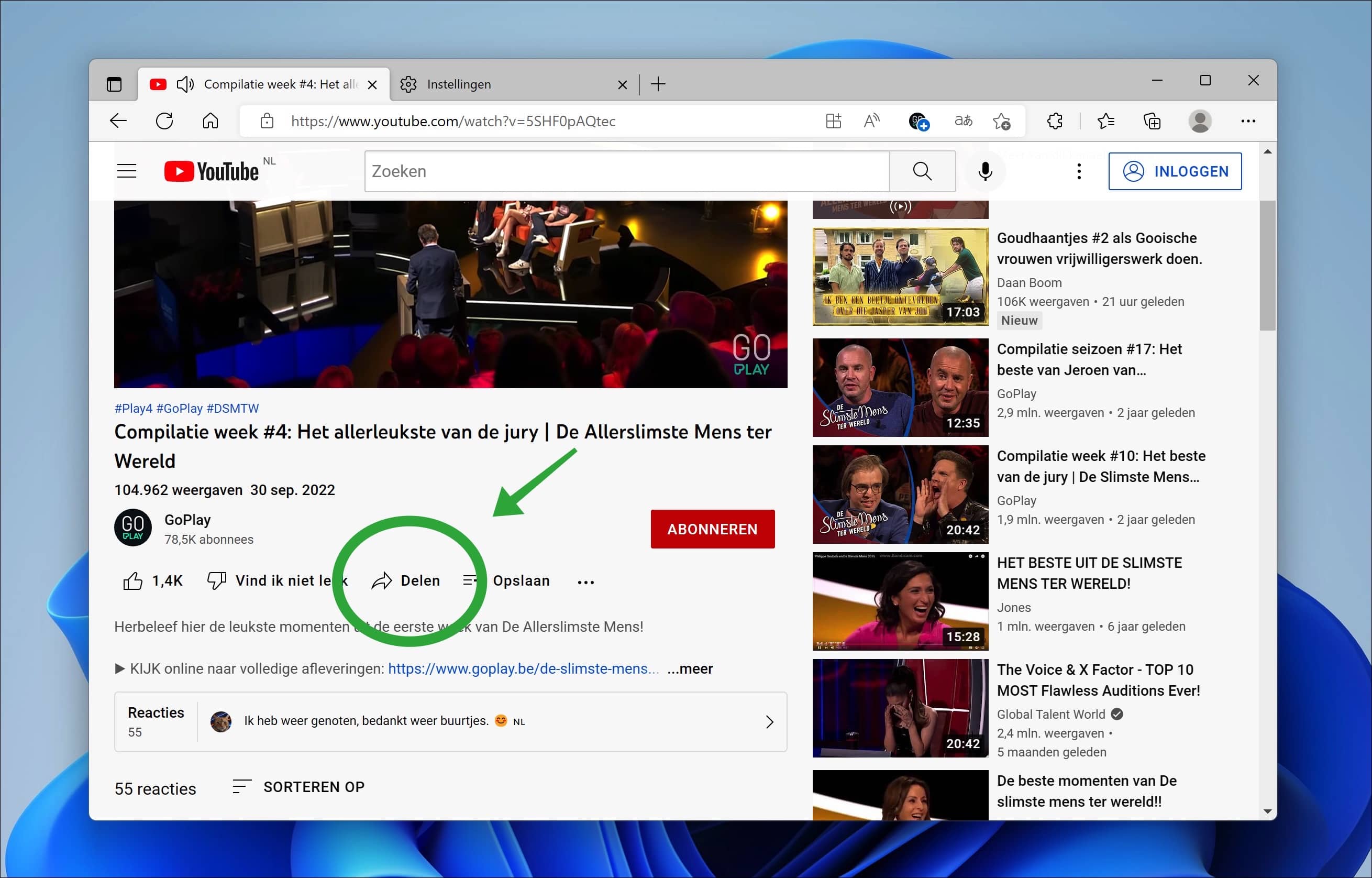 YouTube video invoegen in een Microsoft Word-document