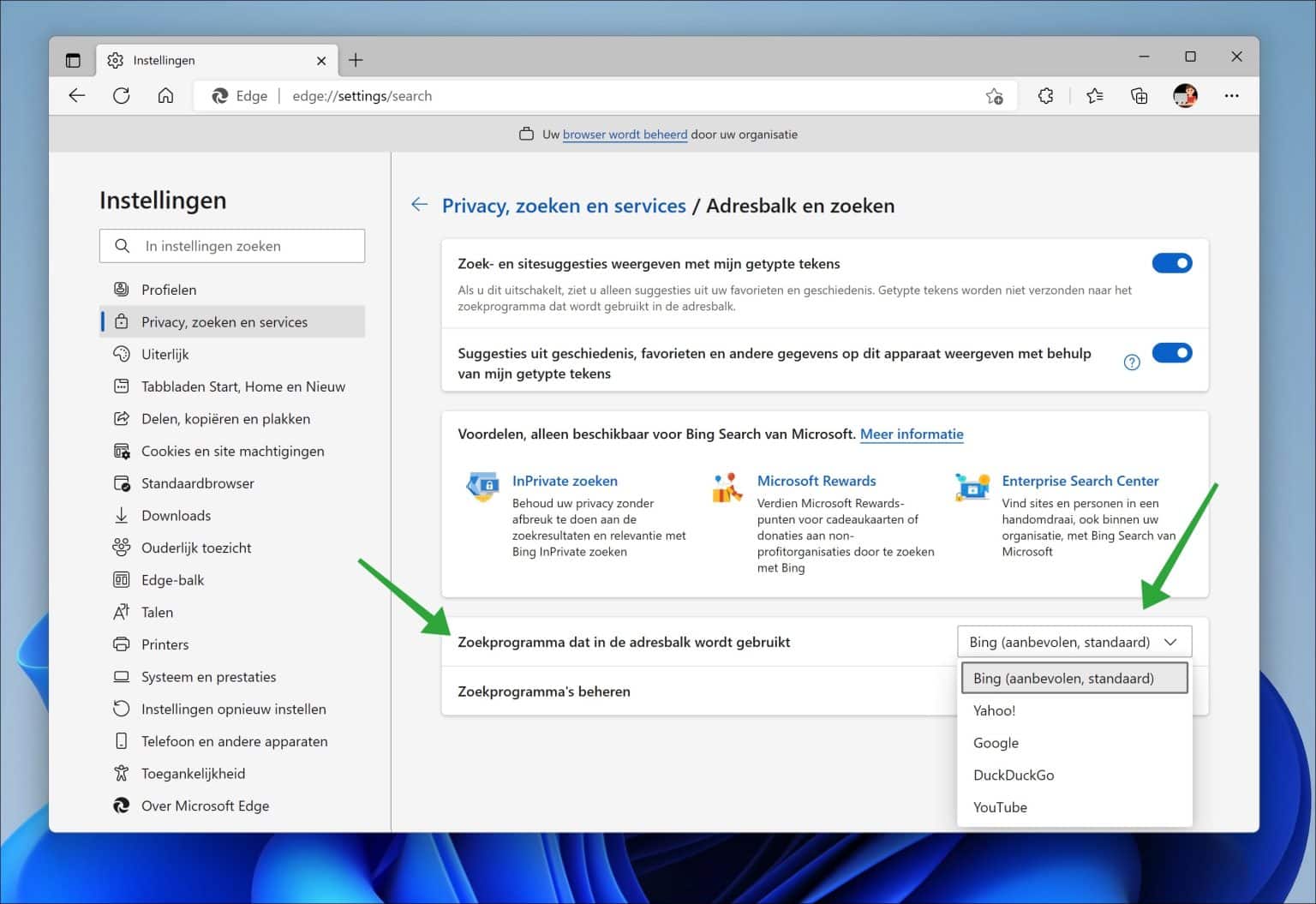 Zoekmachine wijzigen in Microsoft Edge? Zo werkt het!