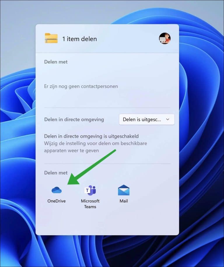 Lokale bestanden delen via OneDrive in Windows 11